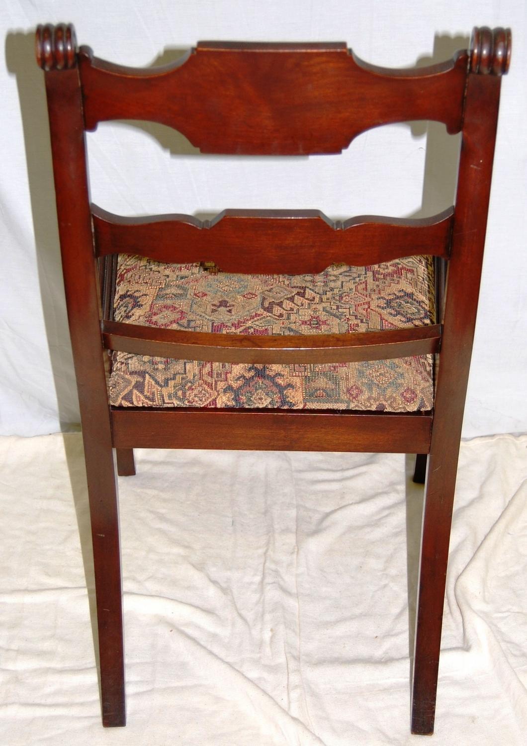 Ornate Carved Desk or Side Chair, Colonial Manufacturing Co.