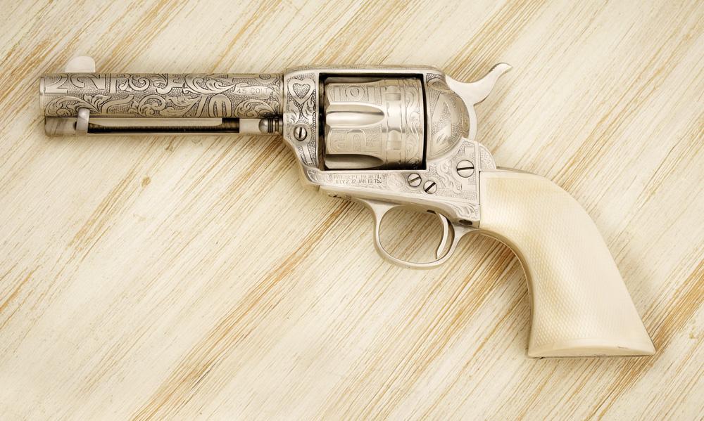 Engraved Colt .45 S.A.A.