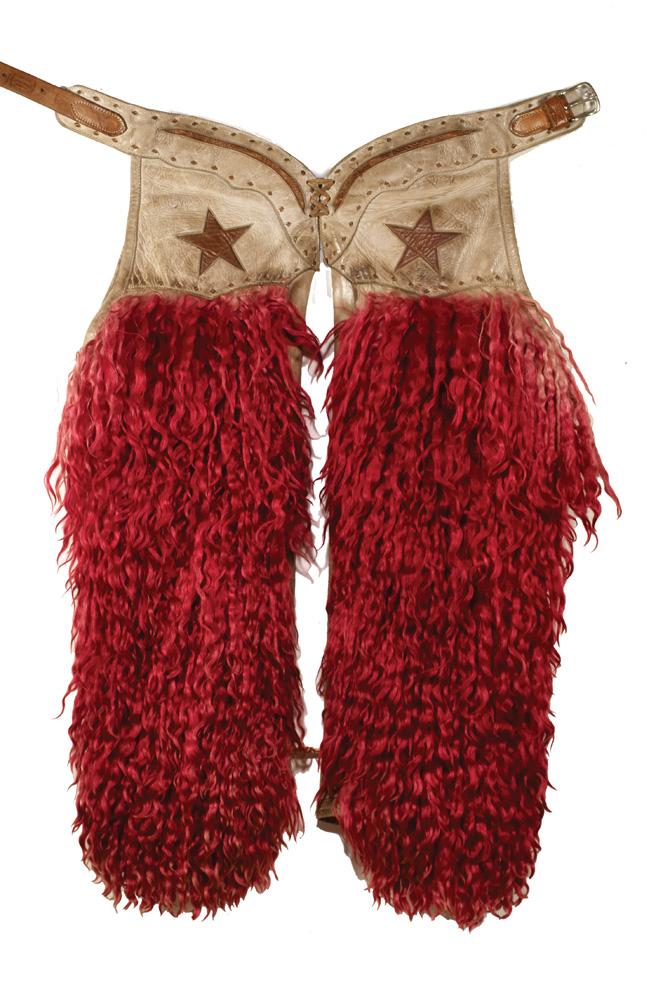 Riley & McCormick Red Wooly Chaps