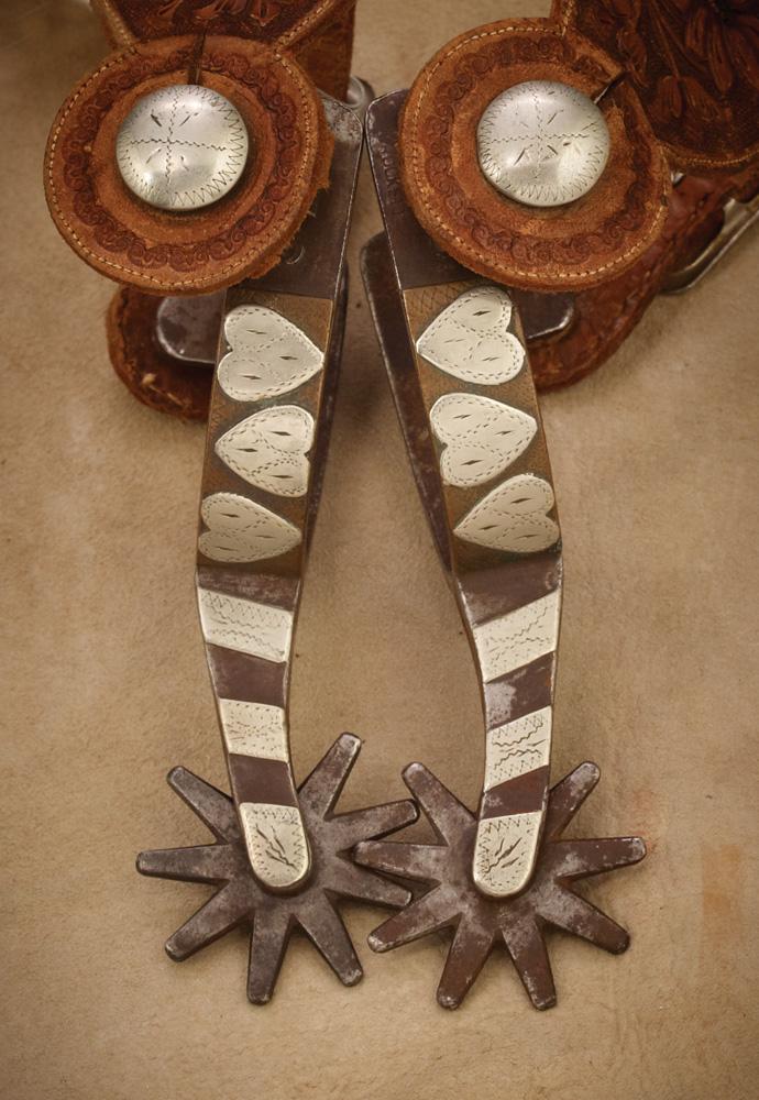 Crockett Heart Spurs