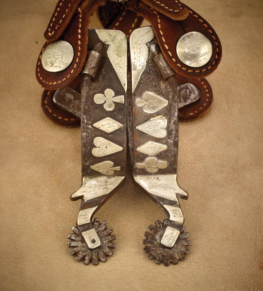 Billy Klapper (b 1937) Card Suit Texas Spurs