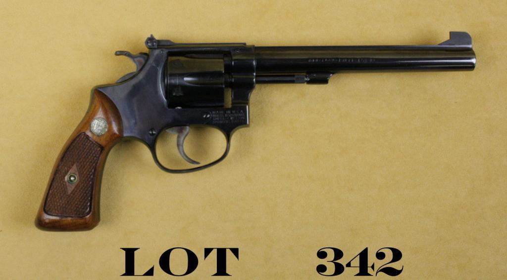Smith & Wesson Model 35 DA revolver, .22LR cal., desirable 6” barrel ...