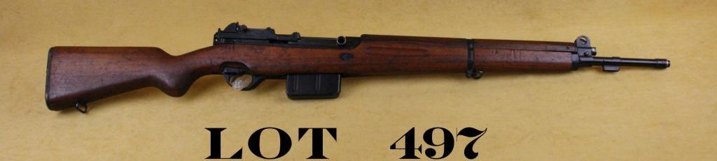 FN Model 49 semi-auto rifle, 7.65mm cal., 23” barrel, military black ...