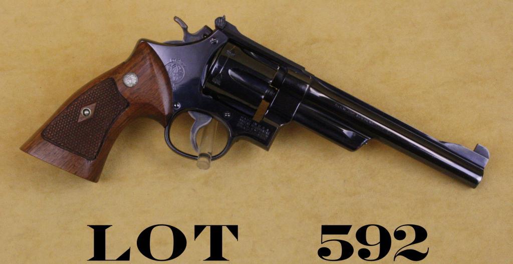 Smith & Wesson early 5-screw N-frame DA revolver, .357 Magnum caliber ...