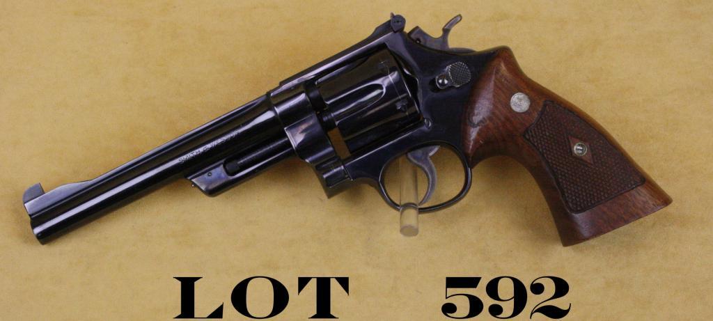 Smith & Wesson early 5-screw N-frame DA revolver, .357 Magnum caliber ...