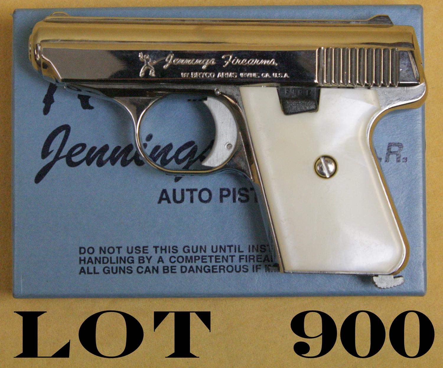 Jennings Model J22 semi-auto pocket pistol, .22LR cal., 2-1/2” barrel ...