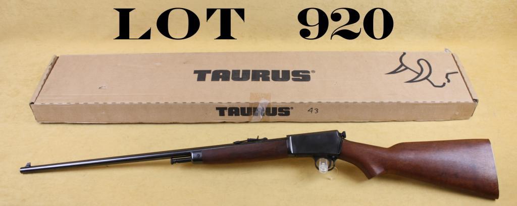 Taurus Model 63 semi-auto rifle, .22LR cal., 23” round barrel, blue ...