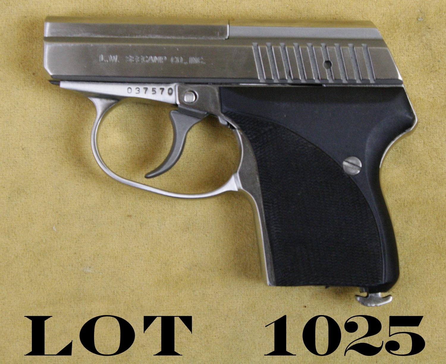 L.W. Seecamp, .32 acp cal. semi-auto pistol, stainless steel, double ...