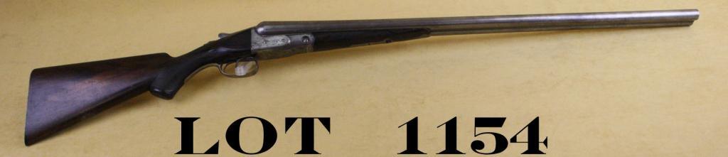 Parker D-grade, 12ga double-barrel Damascus steel shotgun. Standard ...