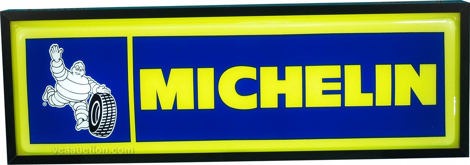 Plastic Light-Up Double Sided "Michelin" Tire Sign