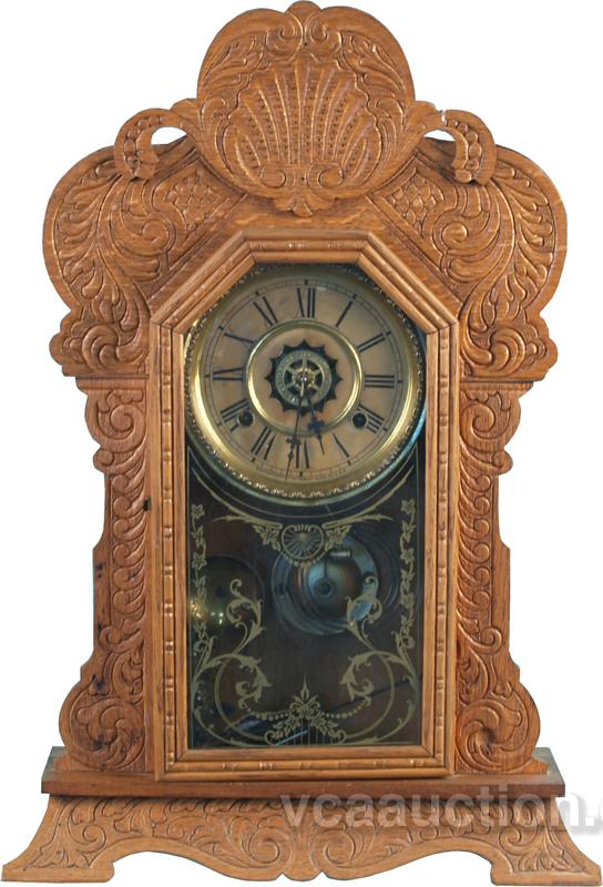 Waterbury "Gingerbread" Kitchen Mantle Clock