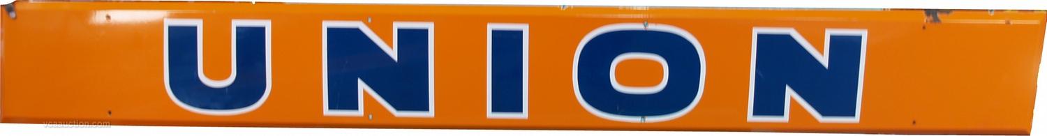 Union Oil Company Large "Union" Porcelain Sign