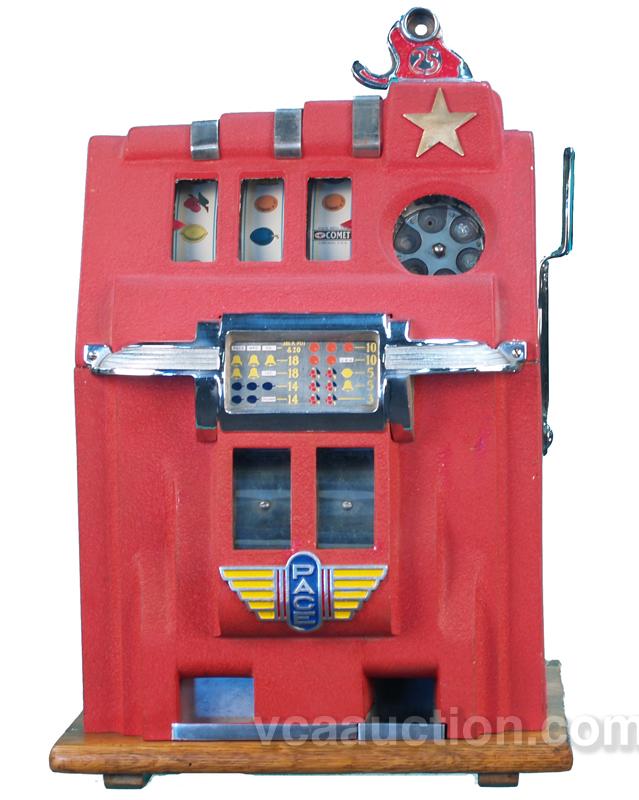25 Cent Pace Comet Twin Jackpot Slot Machine