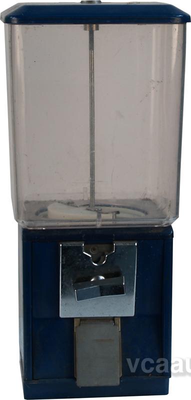 Lot Of 2 Coin-Op Countertop Vending Machines: