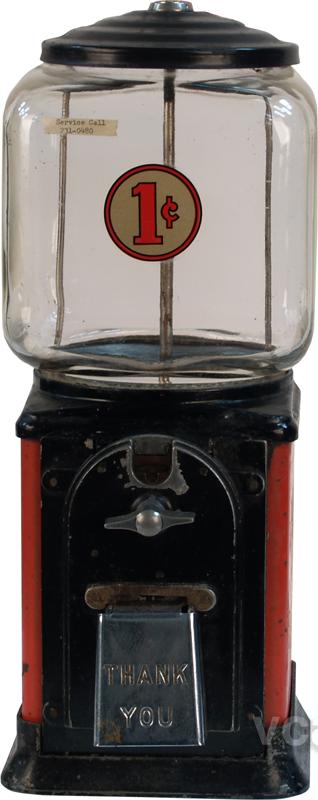 Lot Of 2 Coin-Op Countertop Vending Machines