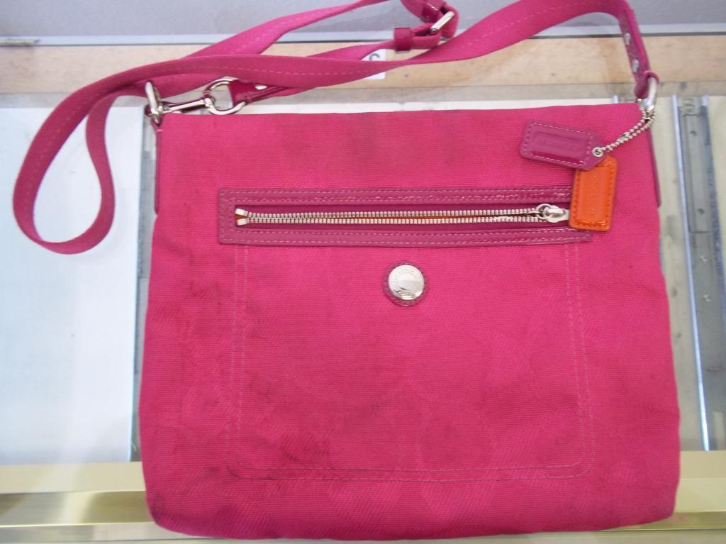 Authentic Coach Hot Pink Side Bag