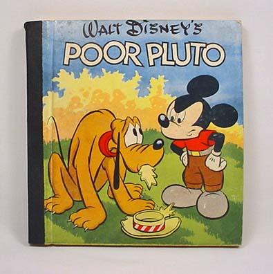 1948 WALT DISNEY'S "POOR PLUTO" WHITMAN CHILDREN'S