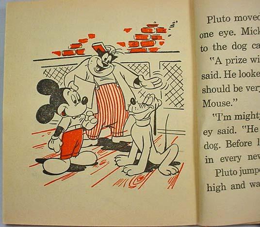 1948 WALT DISNEY'S "POOR PLUTO" WHITMAN CHILDREN'S