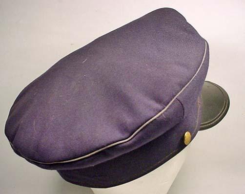 WW2 GERMAN NAZI FIRE POLICE OFFICERS VISOR CAP - S