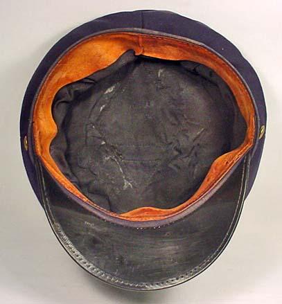 WW2 GERMAN NAZI FIRE POLICE OFFICERS VISOR CAP - S