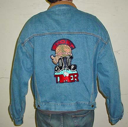 US WOODLAKE DENIM JACKET W/ SHORT TIMER PATCH ON T