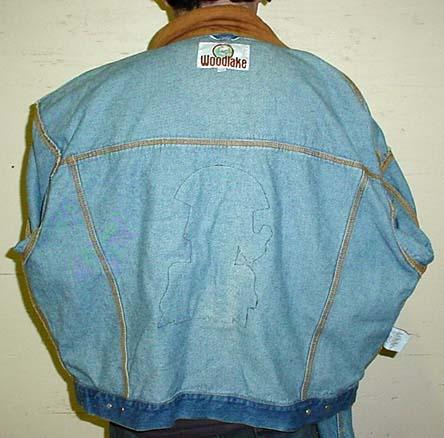 US WOODLAKE DENIM JACKET W/ SHORT TIMER PATCH ON T
