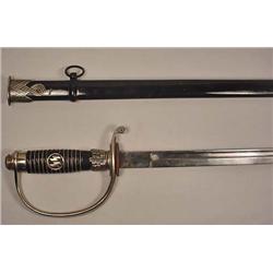 RARE WW2 GERMAN NAZI WAFFEN SS OFFICERS SWORD W/ S