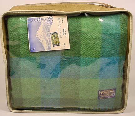 VINTAGE PENDLETON WOOL BLANKET W/ TAG - IN CASE