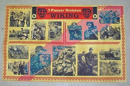WW2 GERMAN NAZI POSTER PROMOTING 5TH SS TANK DIVIS