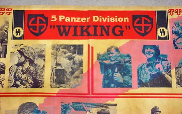 WW2 GERMAN NAZI POSTER PROMOTING 5TH SS TANK DIVIS