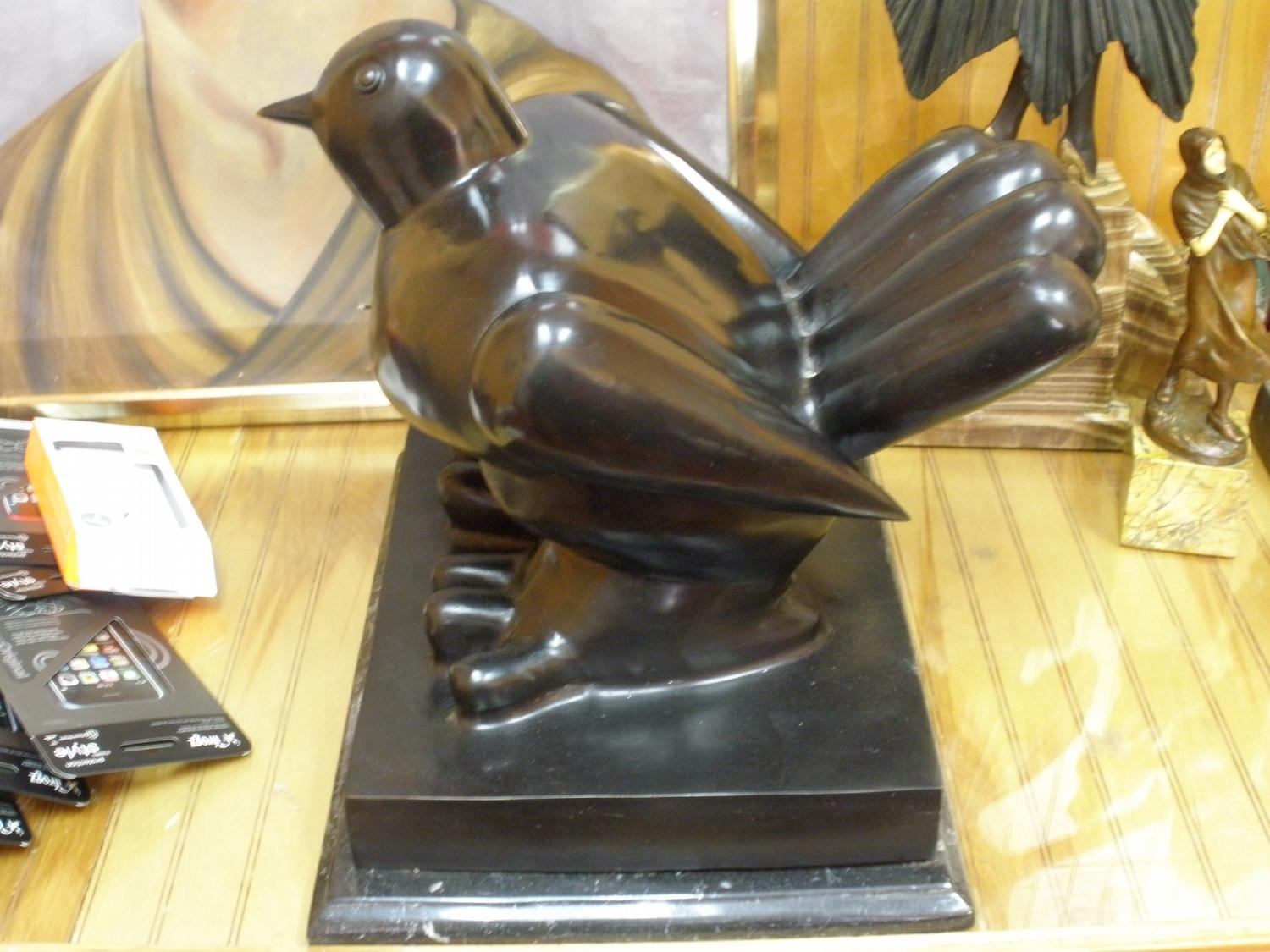 BOTERO BRONZE BIRD STATUE