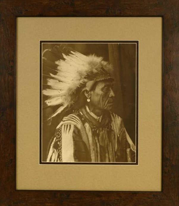 Chief Red Whip, Gros Ventre Tribe of Montana photograph by noted ...