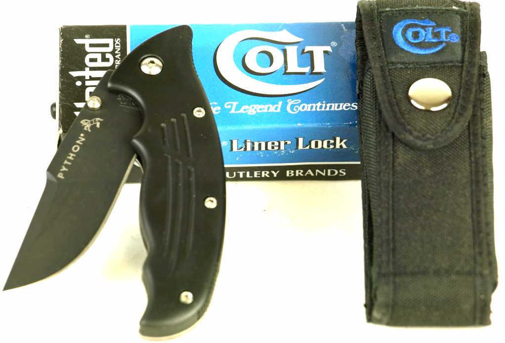 New in box Colt Python Liner Lock folding knife