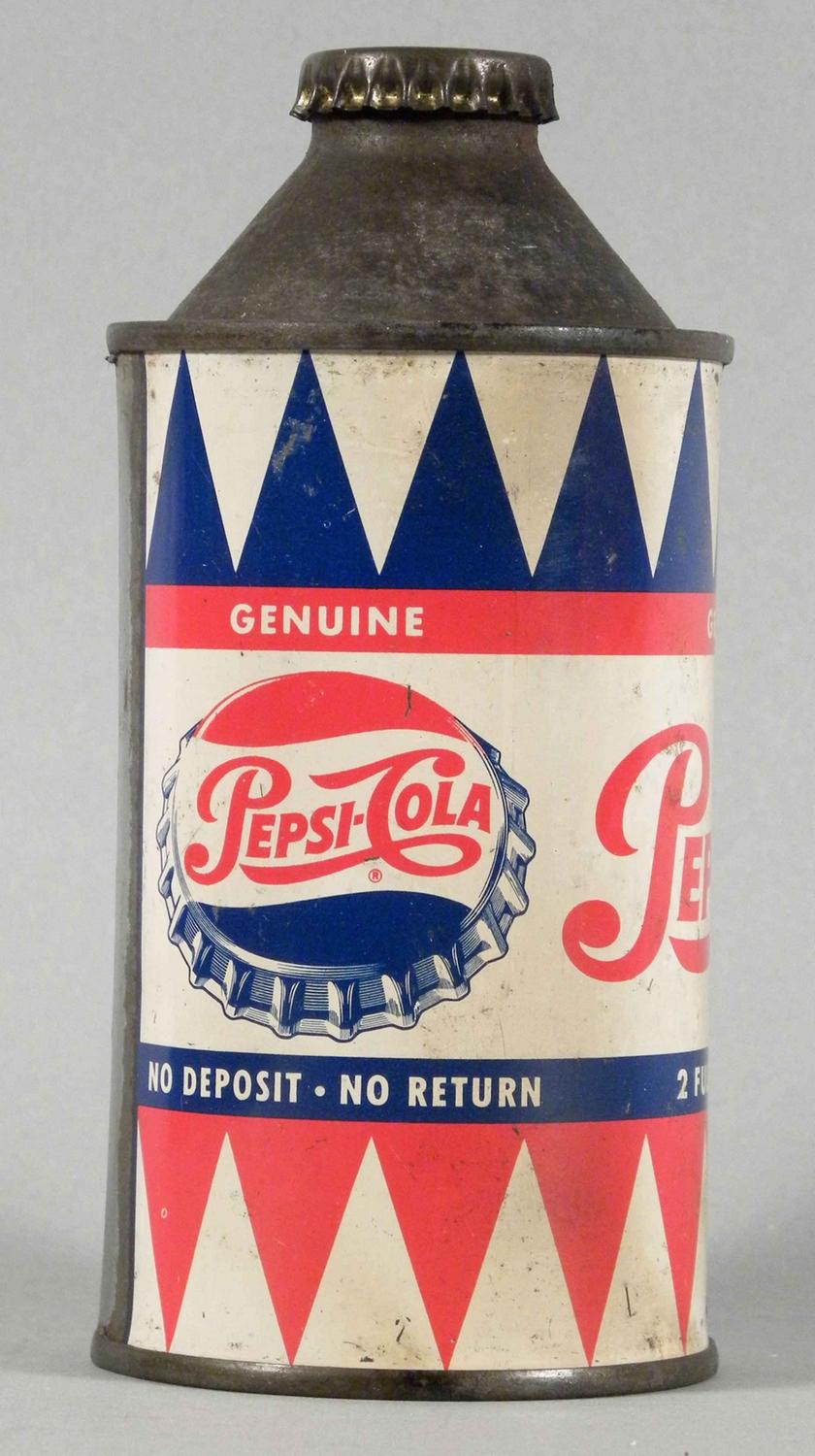 Pepsi Cola Cone Top Can