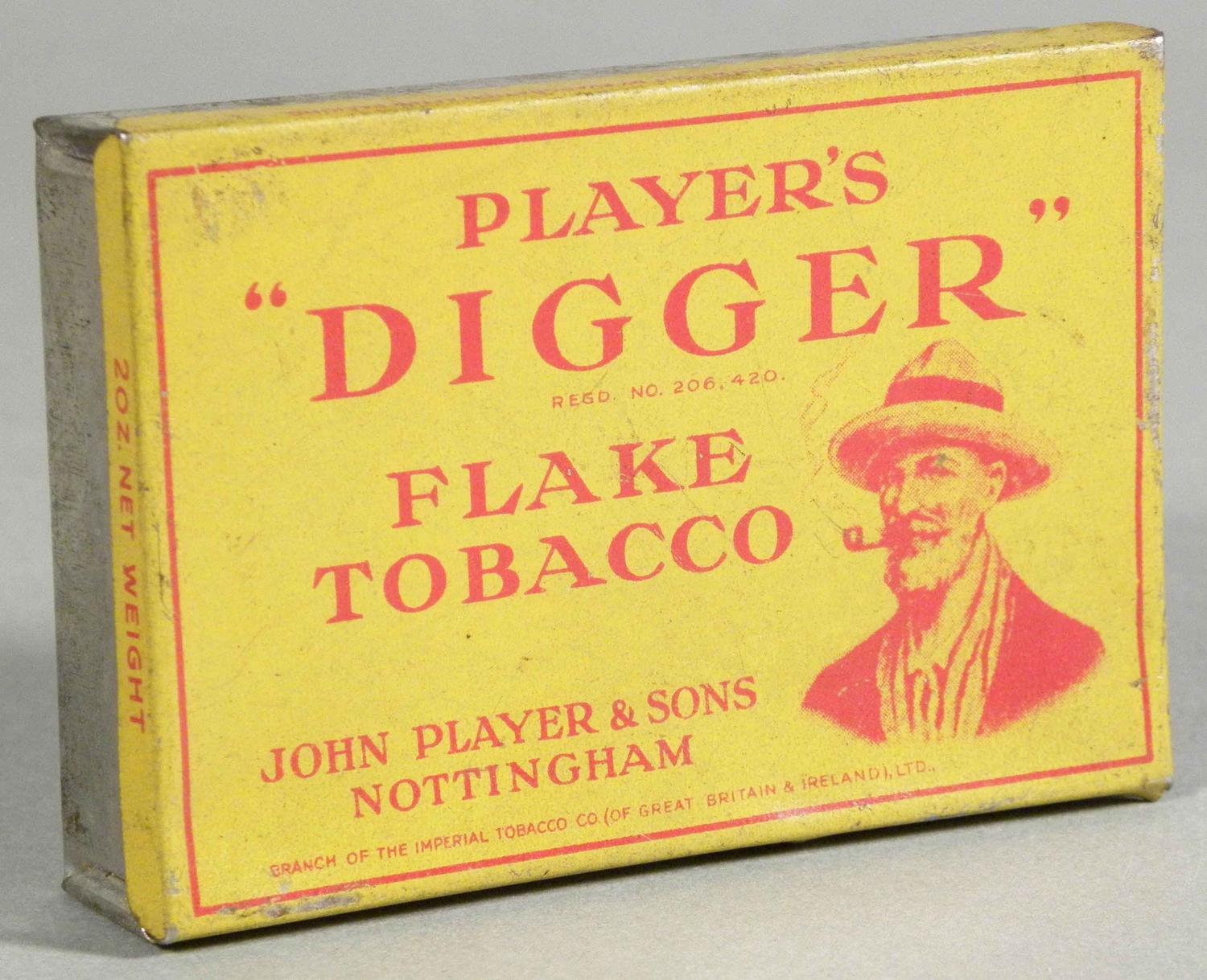 Players "Digger" Flake Tobacco Pocket Tin