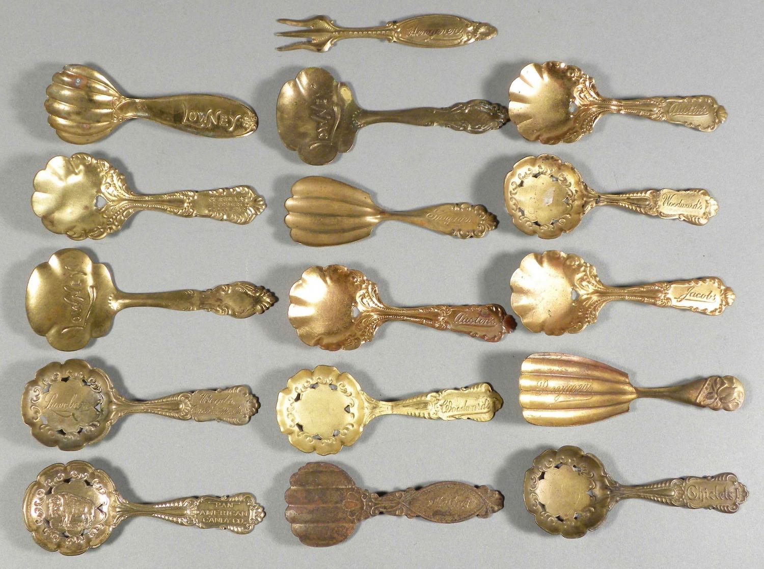Fifteen Advertising Cocoa Spoons