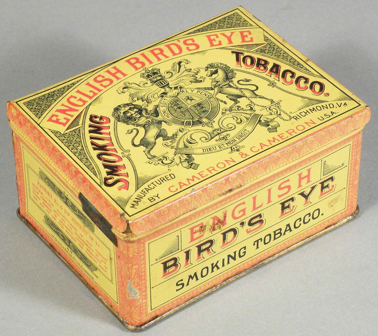 English Bird's Eye Smoking Tobacco Tin