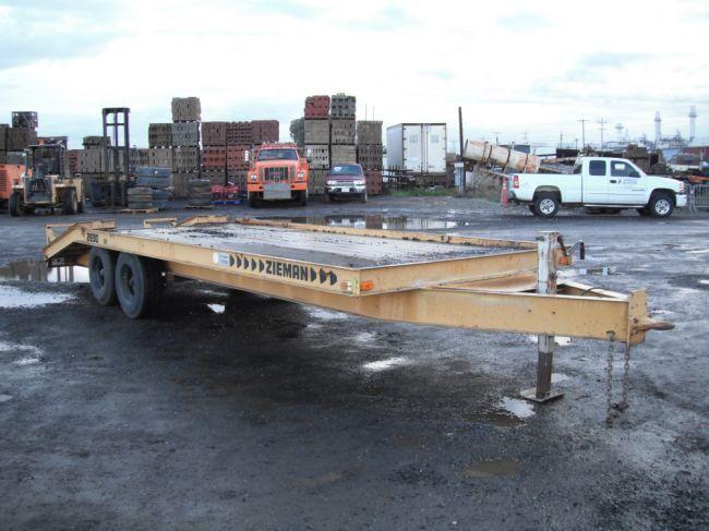 1984 Zieman 2630 24' T/A Equipment Trailer