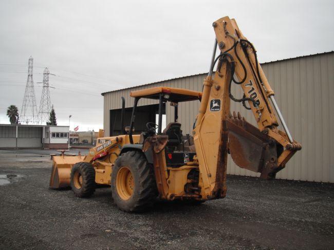 1997 John Deere 710D 4x4 Loader Backhoe