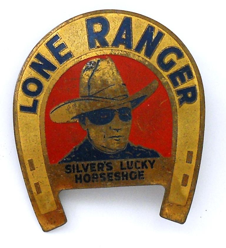 Lone Ranger Lucky Horseshoe Badge