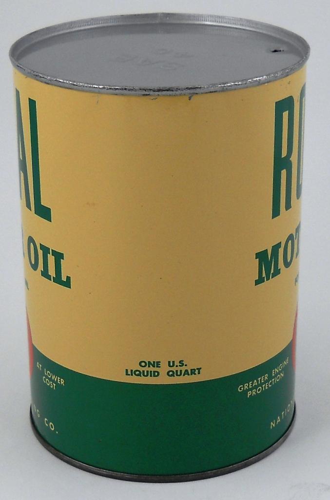 EN-AR-CO Royal Motor Oil Quart Can