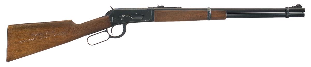 Winchester Model 94 Virginia State Police Marked Lever Action Rifle