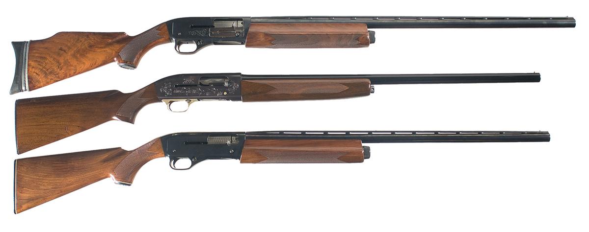 Three Winchester Semi-Automatic Shotguns