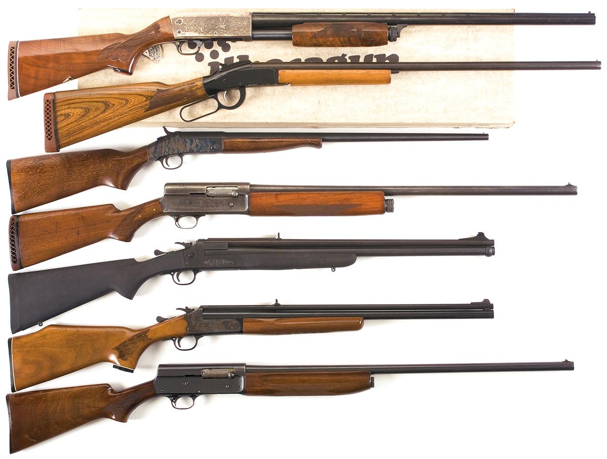 Seven Shotguns A Engraved Ithaca Model 37 2500 Series Centennial Seven Shotguns A Engraved Ithaca Model 37 2500 Series Centennial