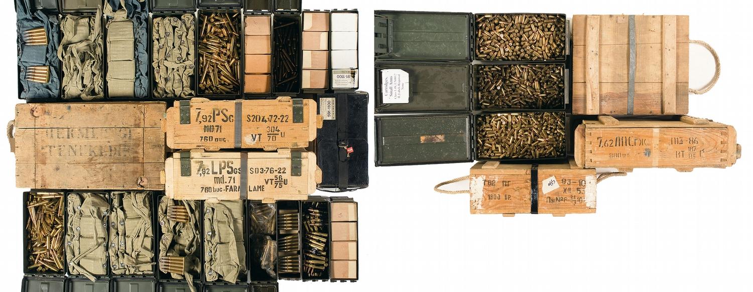 Giant Lot of Obsolete Military Ammunition