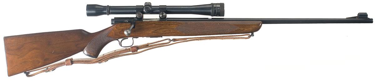 Winchester Model 43 Special Bolt Action Rifle in 22 Hornet, with Scope ...