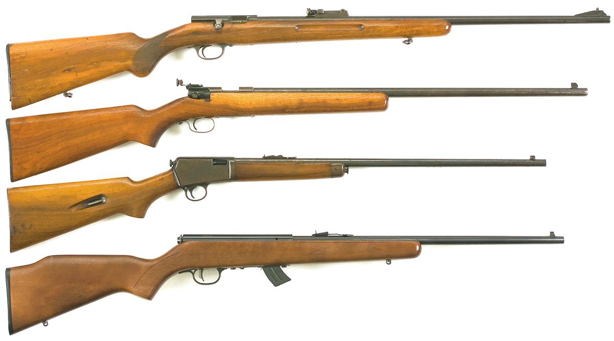 Four 22 Caliber Rifles