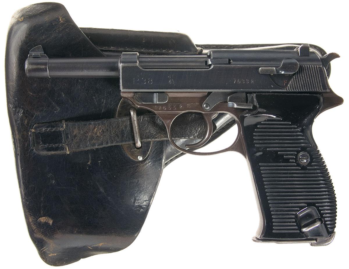 Walther "ac/43" P-38 Pistol with Holster, Extra Magazine and Manual