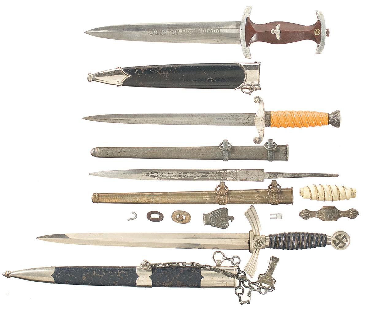 Four Nazi Daggers