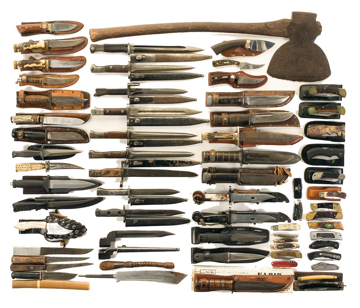 Assortment of Edged Weapons